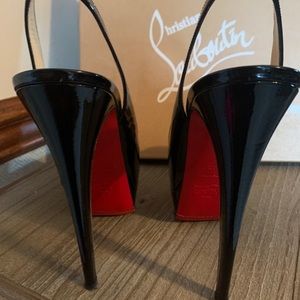 Christian Louboutin | Shoes | Christian Louboutin Red Bottom Lady Peep ...